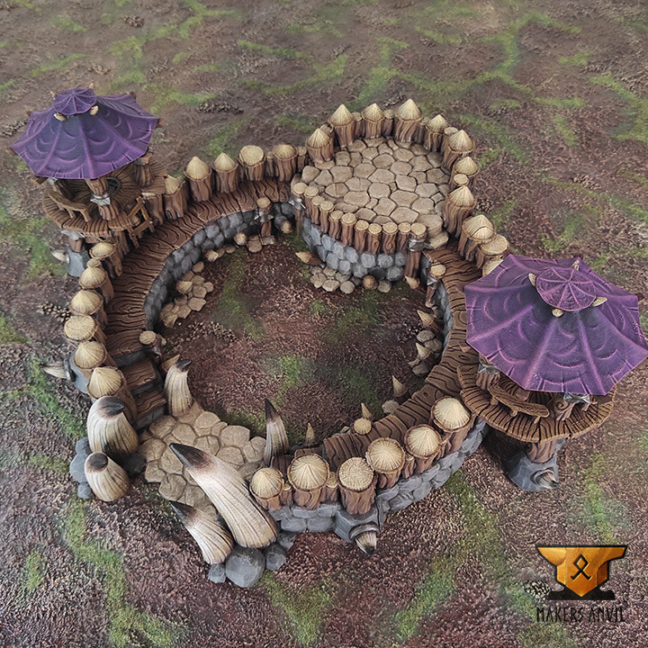 3D Printable Orc Camp - Full Set by Makers Anvil