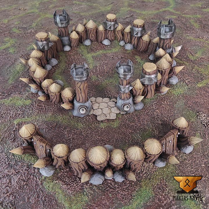 3D Printable Orc Camp - Full Set by Makers Anvil