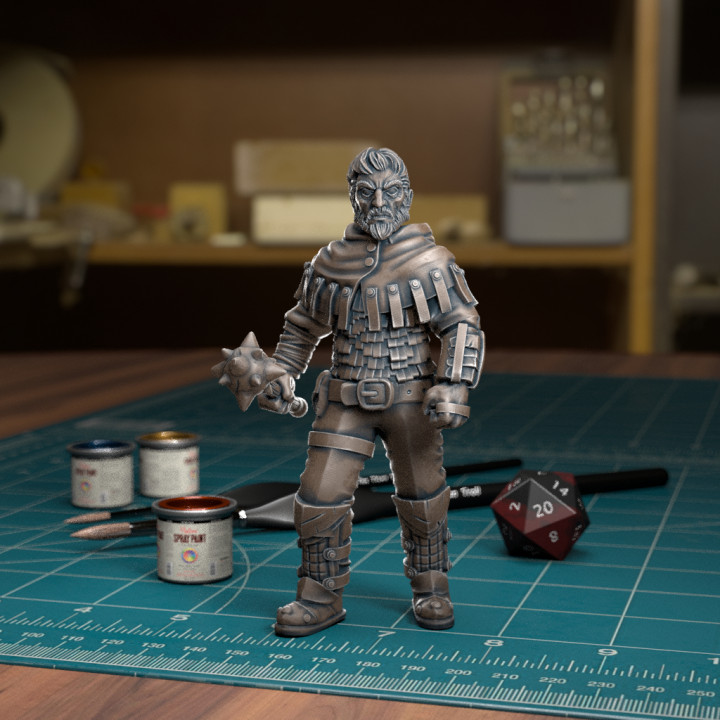 3D Printable Bandit Maceman [Pre-Supported] by TytanTroll Miniatures