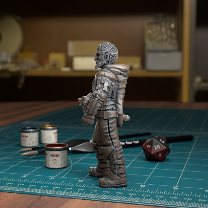 3D Printable Bandit Maceman [Pre-Supported] by TytanTroll Miniatures