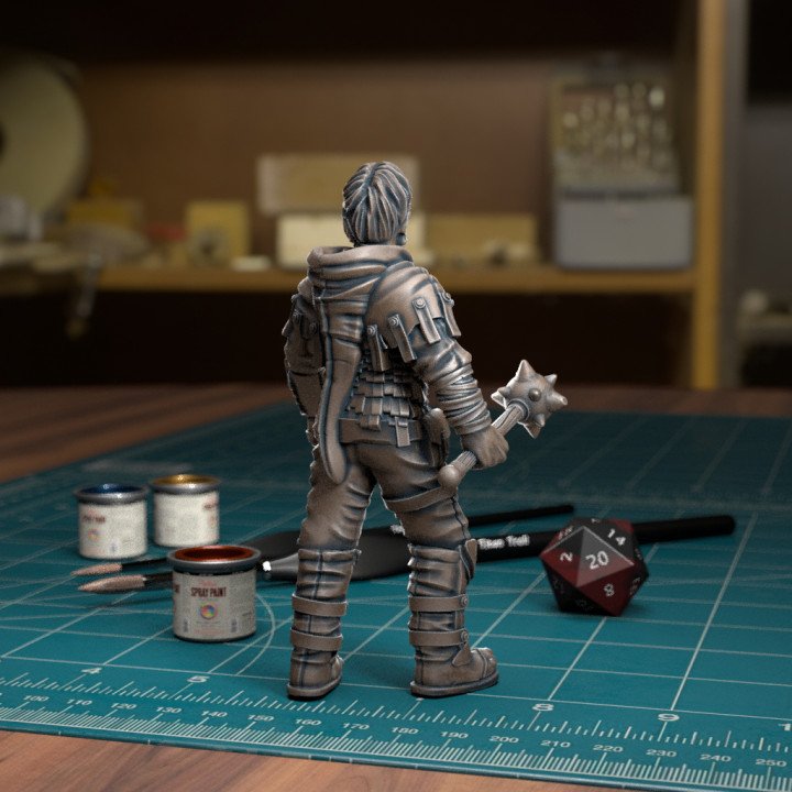 3D Printable Bandit Maceman [Pre-Supported] by TytanTroll Miniatures