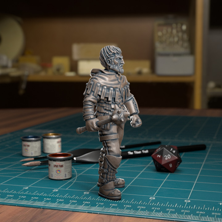 3D Printable Bandit Maceman [Pre-Supported] by TytanTroll Miniatures
