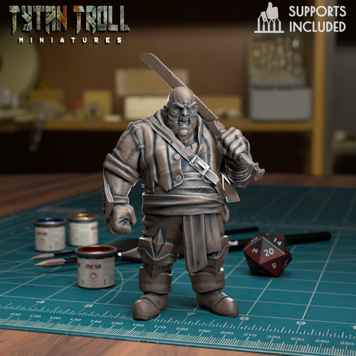 3D Printable Bandit Bundle [Pre-Supported] by TytanTroll Miniatures