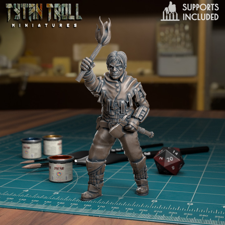 3D Printable Bandit Bundle [Pre-Supported] by TytanTroll Miniatures