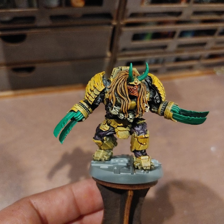 3D Print of Cyber-Oni by notimeforwargames