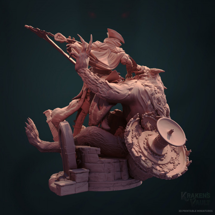 3D Printable Hunter of the Accursed by Kraken's Vault