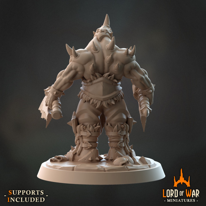 3D Printable Orc Bundle Modular (Presupported) by Lord of War Miniatures