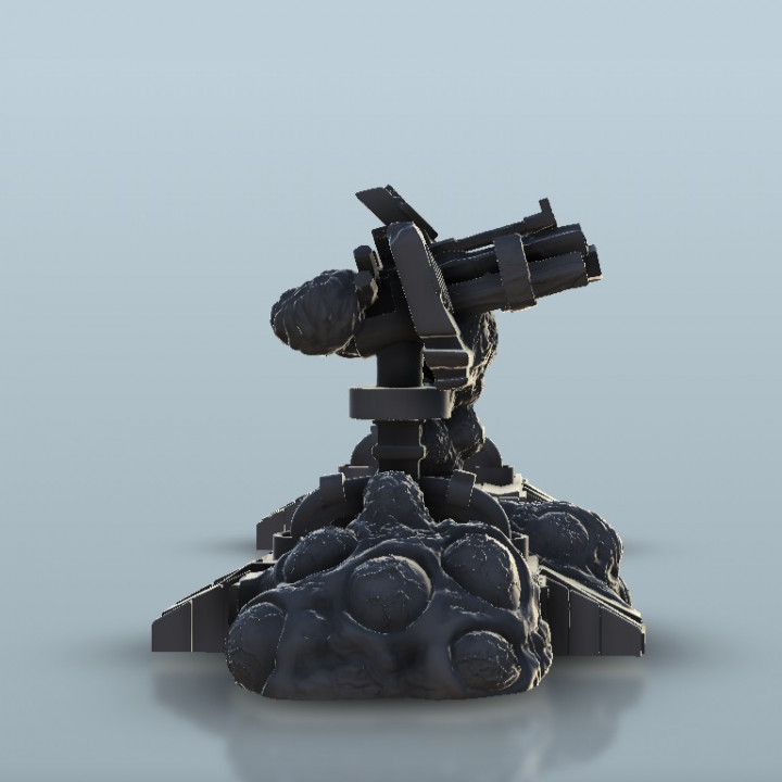 3D Printable Shield turret (+ destroyed version) - Science fiction SF ...