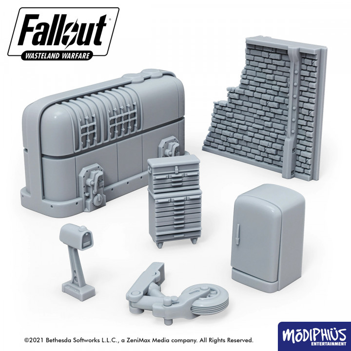 3D Printable Fallout: Wasteland Warfare - Print at Home - STL Sampler ...