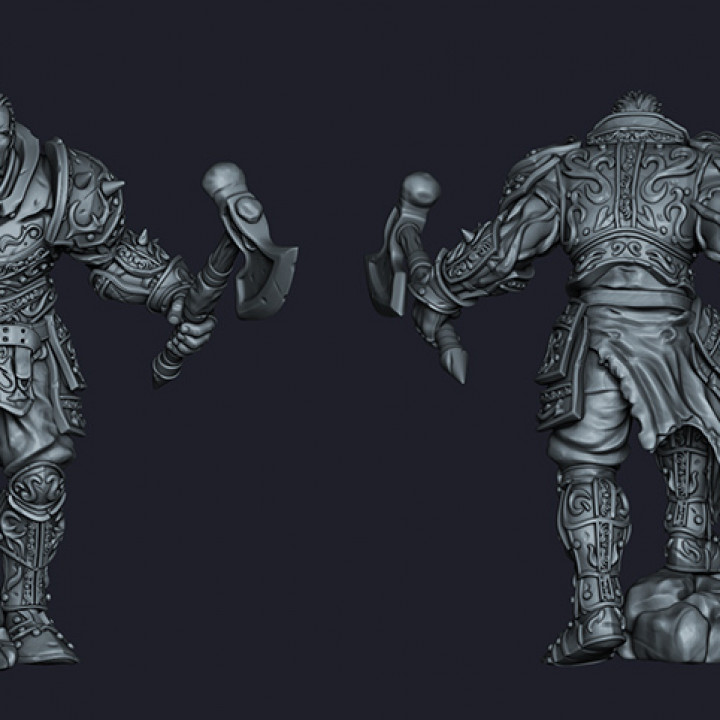3D Printable Ser Bastian - Corrupted Knight by Ronin Arts Workshop