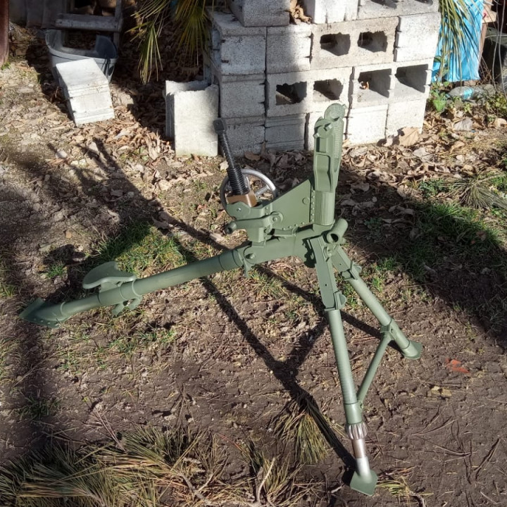 3D Print of St. Etienne LMG - scale 1/4 by massimocappone