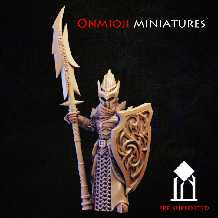 3D Printable Dark elf guardian by Stanislav Kuznetsov