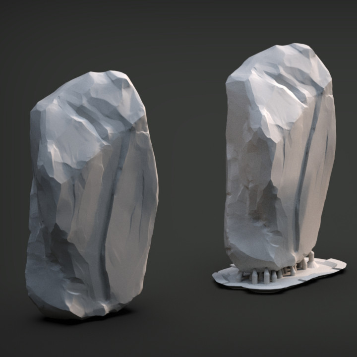 3D Printable Rock 2 by Imp3dsion