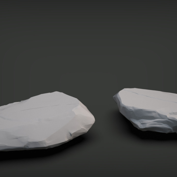3D Printable Rock 3 by Imp3dsion