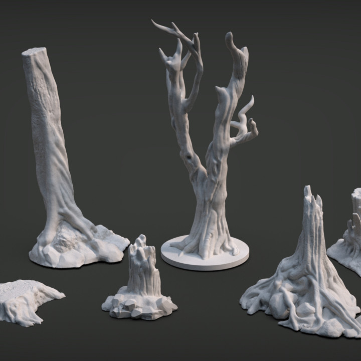 3D Printable Trees & trunks by Imp3dsion