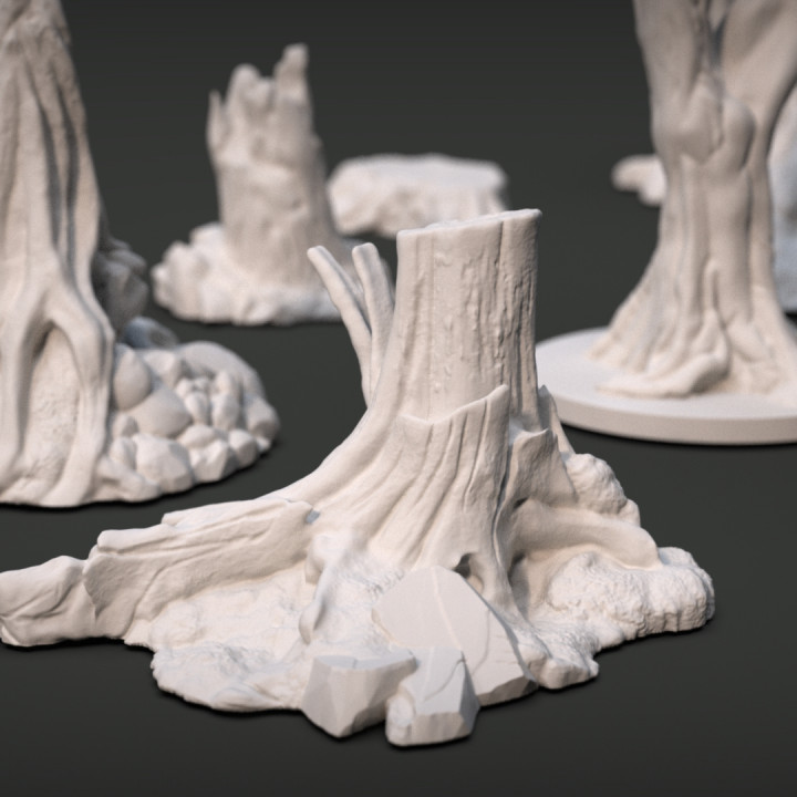 3D Printable Trees & trunks by Imp3dsion