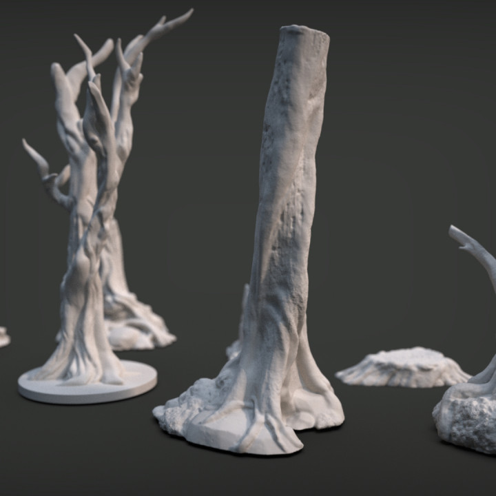 3D Printable Trees & trunks by Imp3dsion