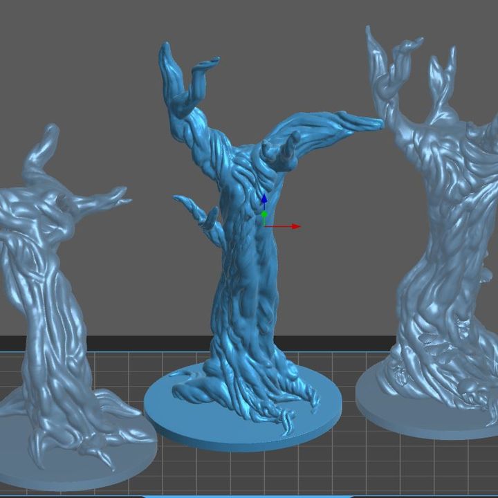 3D Printable Fantasy Trees & Roots Pack (5) by Imp3dsion