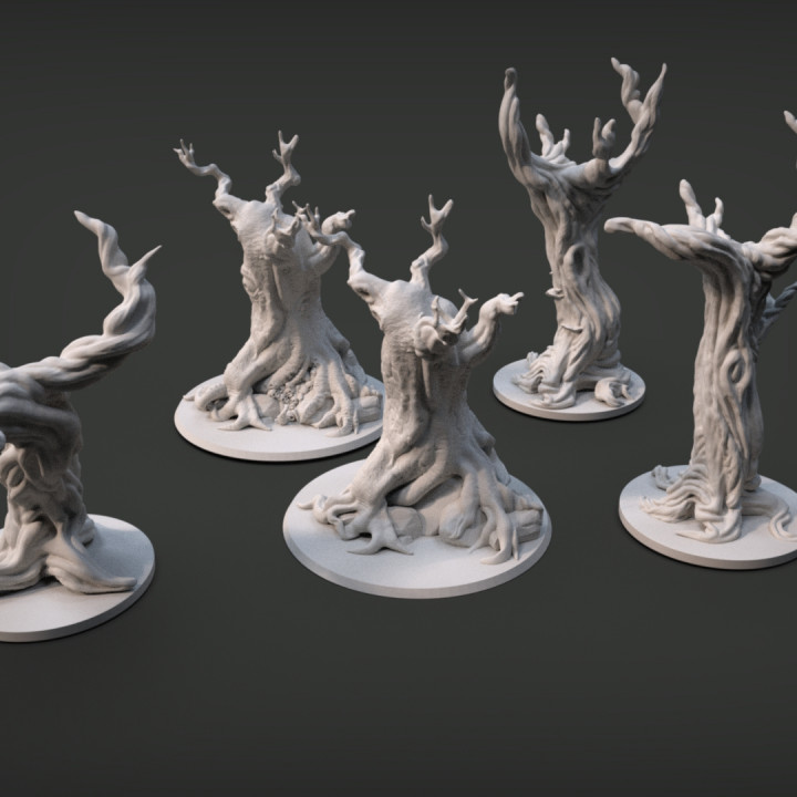 3D Printable Fantasy Trees & Roots Pack (5) by Imp3dsion