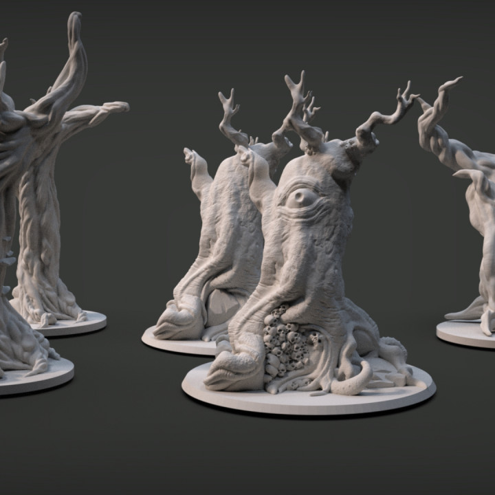 3D Printable Fantasy Trees & Roots Pack (5) by Imp3dsion