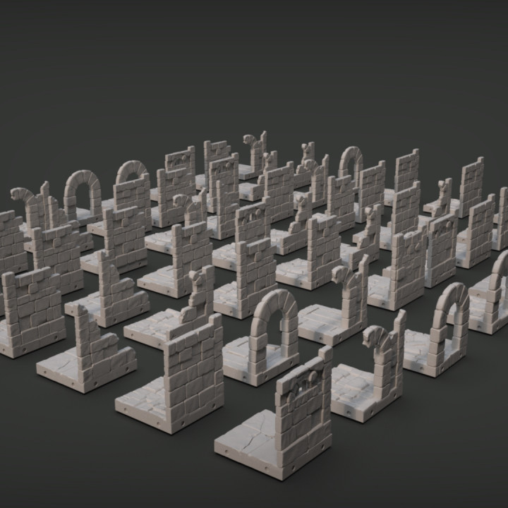 3D Printable Wall Modules by Imp3dsion