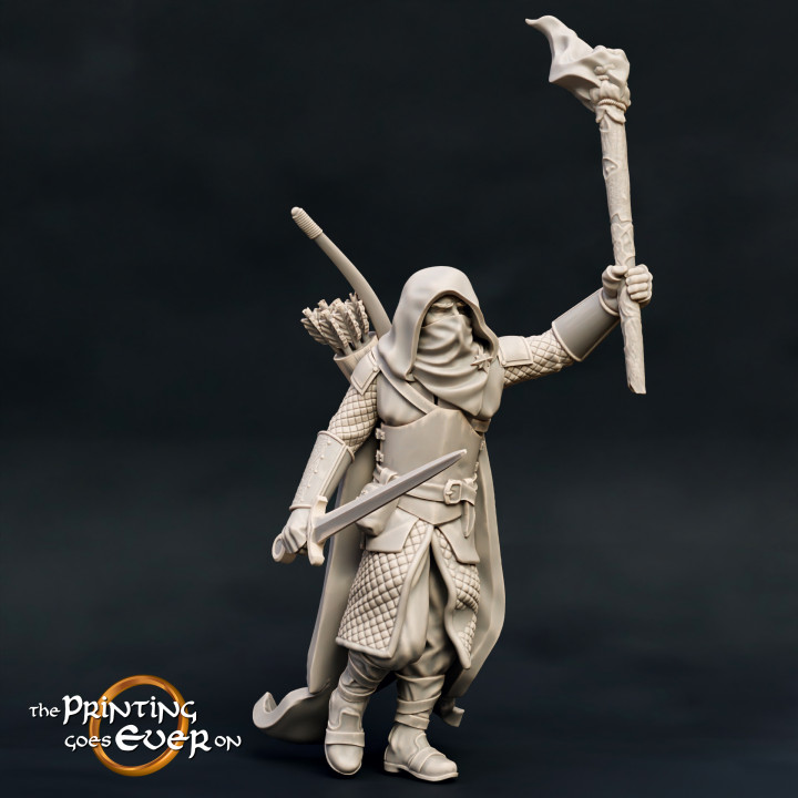 3D Printable Chapter 16 - The Ashen Rangers - Presupported by The ...