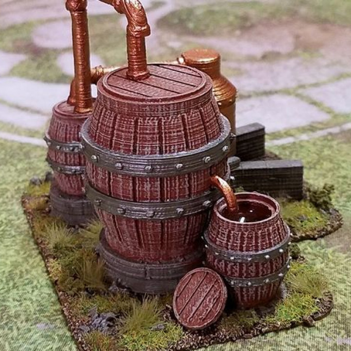 3D Printable 28mm Still by kawcleric