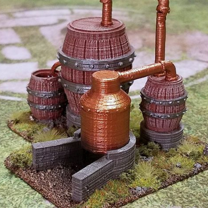 3D Printable 28mm Still by kawcleric