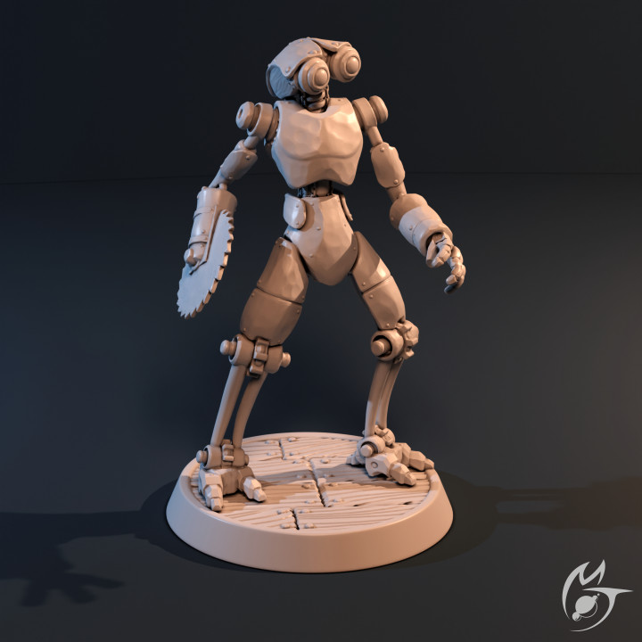 3D Printable Arby: the Auxiliar Automatons - three Robots by Making Tlon
