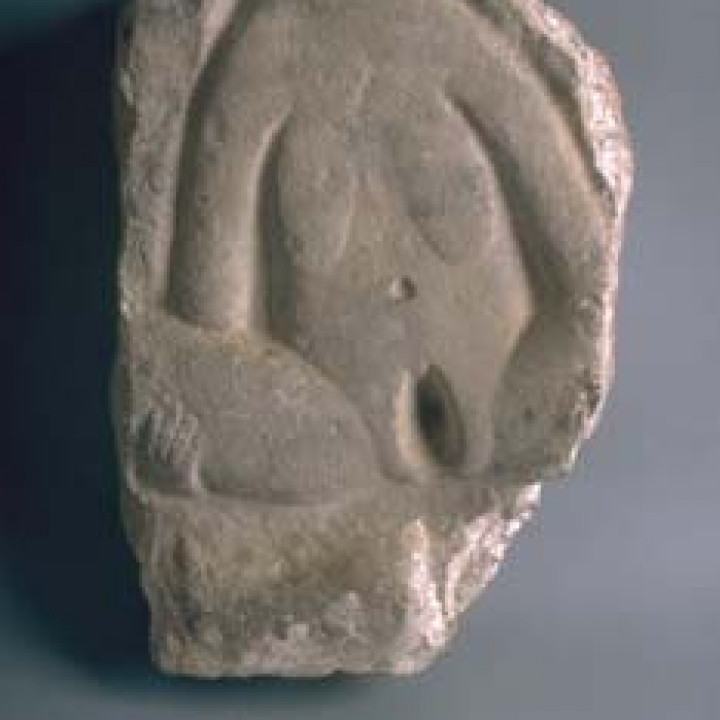 3D Printable Sheela-na-gig by The Hunt Museum