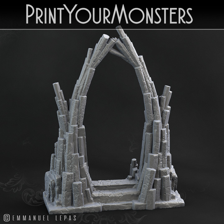 3D Printable BASALT PORTAL by PrintYourMonsters