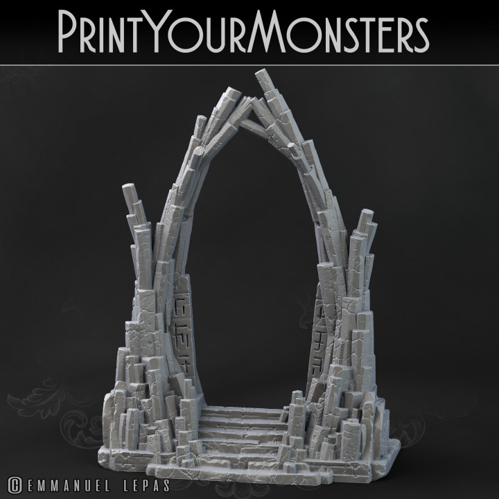 3D Printable BASALT PORTAL by PrintYourMonsters