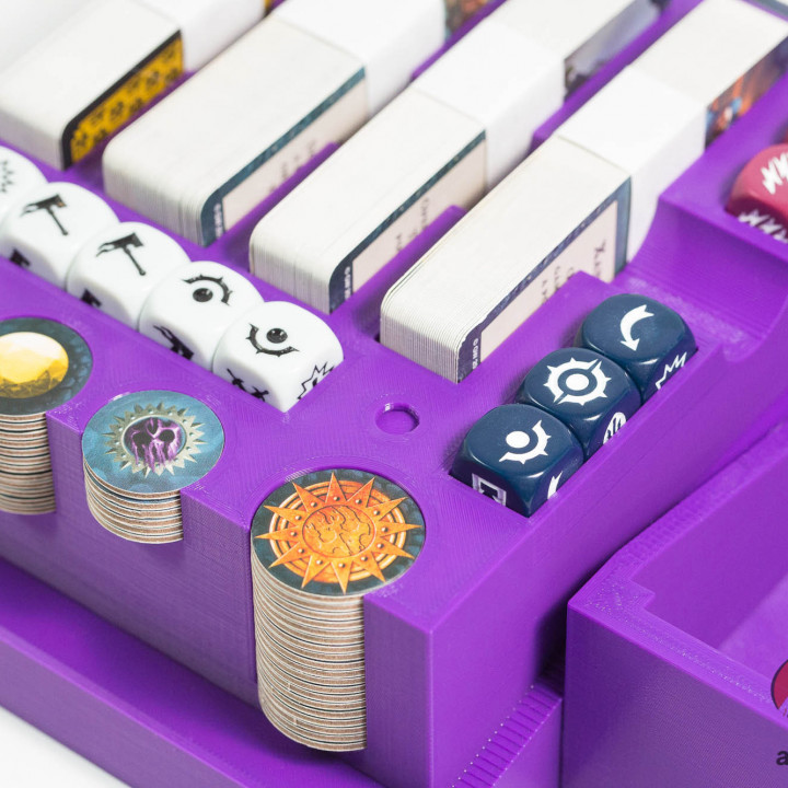 3D Printable Token, Card and Accessory Holder STL for 3D printing ...