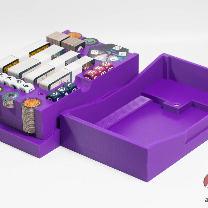 3D Printable Token, Card and Accessory Holder STL for 3D printing ...