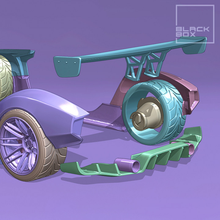 3D Printable BODYKIT For 350Z Tamiya 1-24th MODELKIT by black-box ...