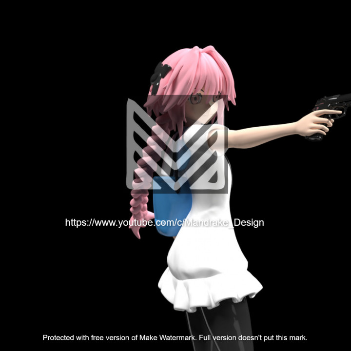 3D Printable Astolfo - Fate/Apocrypha by Mandrake