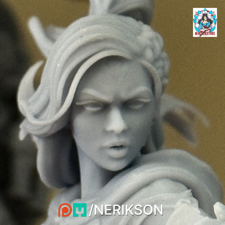 3D Printable Elf Mage [presupported] by Nerikson