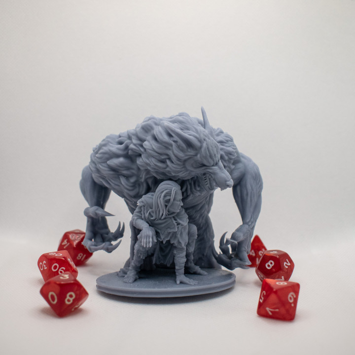 3D Printable Werewolf Shapeshifter by Nerikson