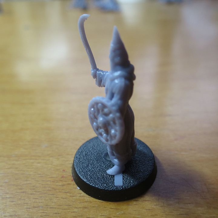 3D Printable Cult of the Cobra - Cultist Guard with Scimitar and Shield ...