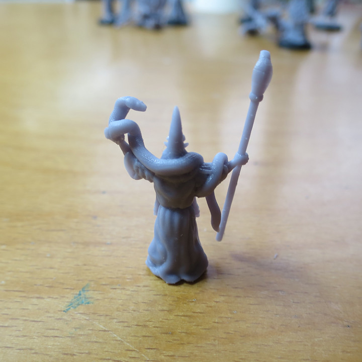 3D Printable Cultist High Priest Miniature – Dark Ritual Leader with ...
