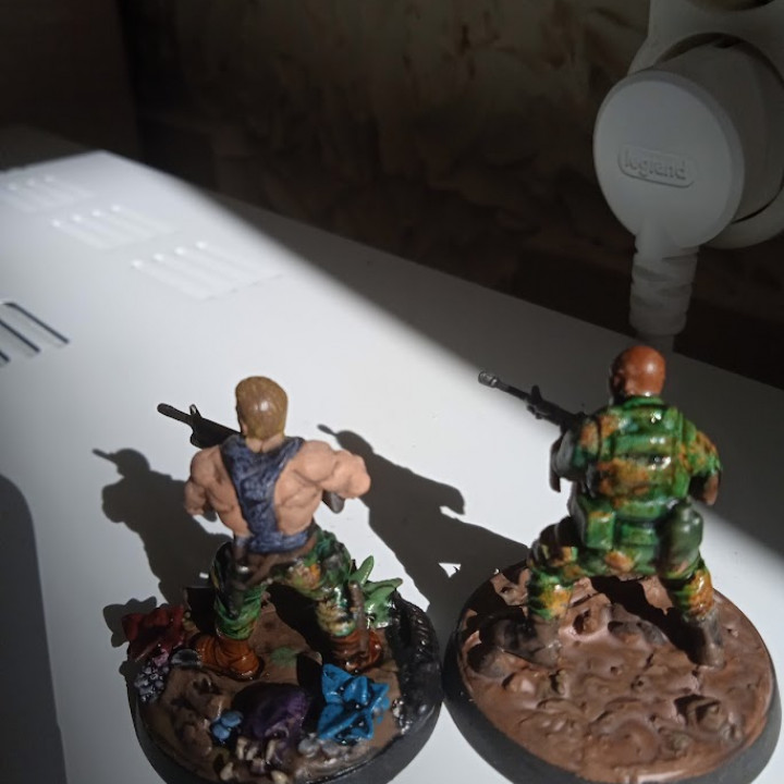 3D Print of HUMAN COLONIAL ANTI HUNTER SERGEANT BILLY CLEAN by ...