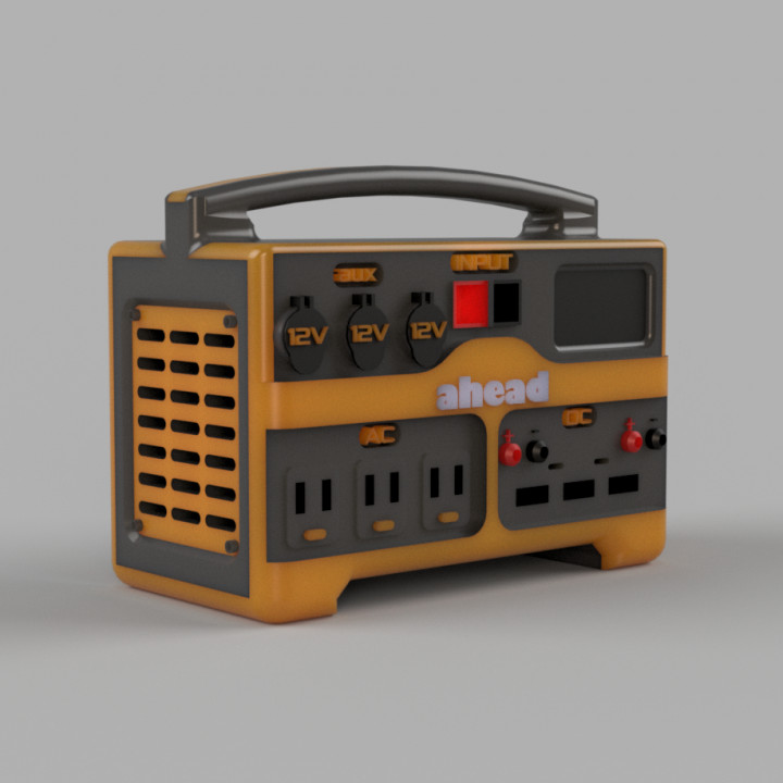 3D Printable Overland Battery Box by Ian Jim