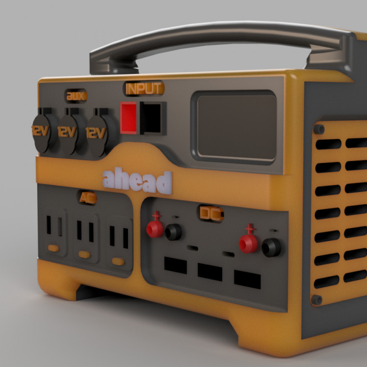 3D Printable Overland Battery Box by Ian Jim