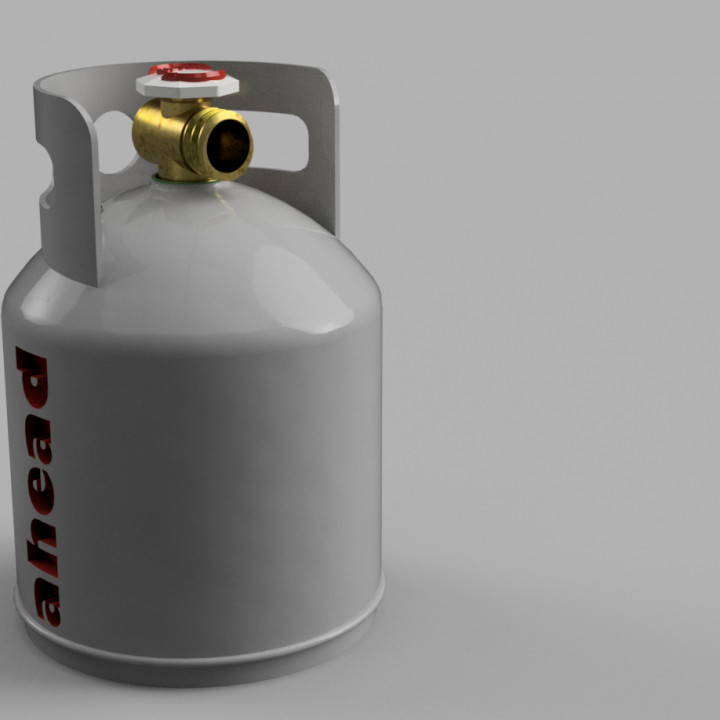 3D Printable Propane Tank by Ian Jim