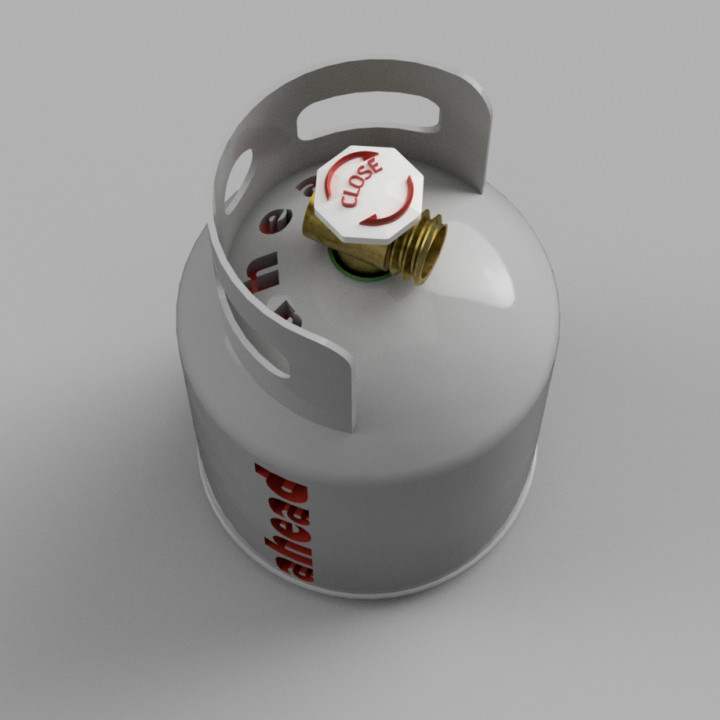 3D Printable Propane Tank by Ian Jim