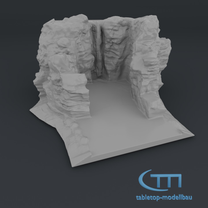 3D Printable Waterfall modular river by Jörg Cappel