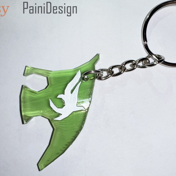 3D Printable Runescape Divine Spirit Shield Keychain by Luis Garcia