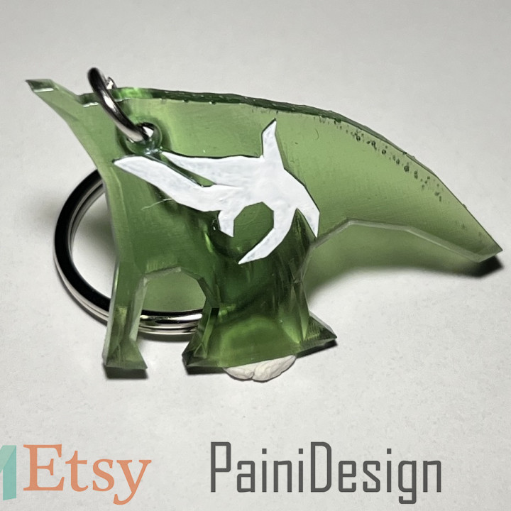 3D Printable Runescape Divine Spirit Shield Keychain by Luis Garcia