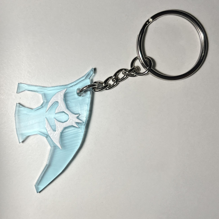 3D Printable Runescape Elysian Spirit Shield Keychain by Luis Garcia