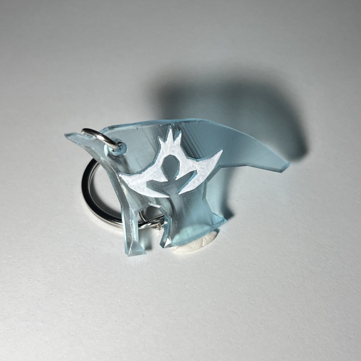 3D Printable Runescape Elysian Spirit Shield Keychain by Luis Garcia